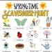 Spring Scavenger Hunt for Kids Spring Printable Activity Spring Nature ...