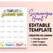 Scavenger Hunt Template for Kids in Canva | Fully Editable | Digital ...
