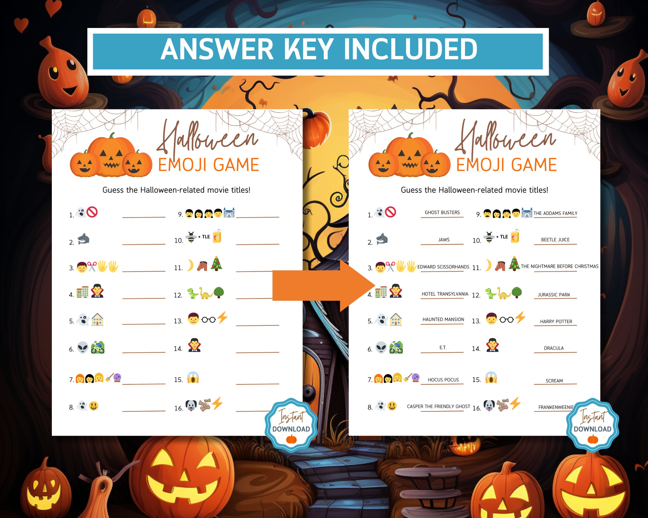 Halloween Emoji Pictionary Halloween Emoji Game Halloween Cute ...