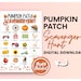 Pumpkin Patch Scavenger Hunt | Fall Scavenger Hunt | Farm Scavenger ...