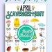 Spring Scavenger Hunt | Spring Printable Game | Spring Classroom ...