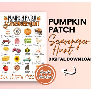 Fall Scavenger Hunts for Kids: Bundle of 4 | Kids Scavenger Hunt ...