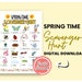 Spring Scavenger Hunt for Kids | Spring Printable | Spring Nature ...