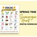 Spring Scavenger Hunt for Kids Spring Printable Activity Spring Nature ...