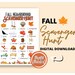Fall Scavenger Hunts for Kids: Bundle of 4 Kids Scavenger Hunt Autumn ...