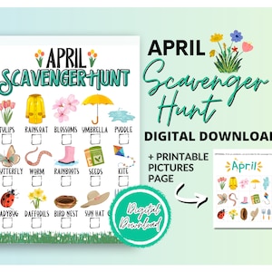 Spring Scavenger Hunt | Spring Printable Game | Spring Classroom ...