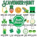 St. Patricks Day Scavenger Hunt for Kids | St Patricks Day Treasure ...