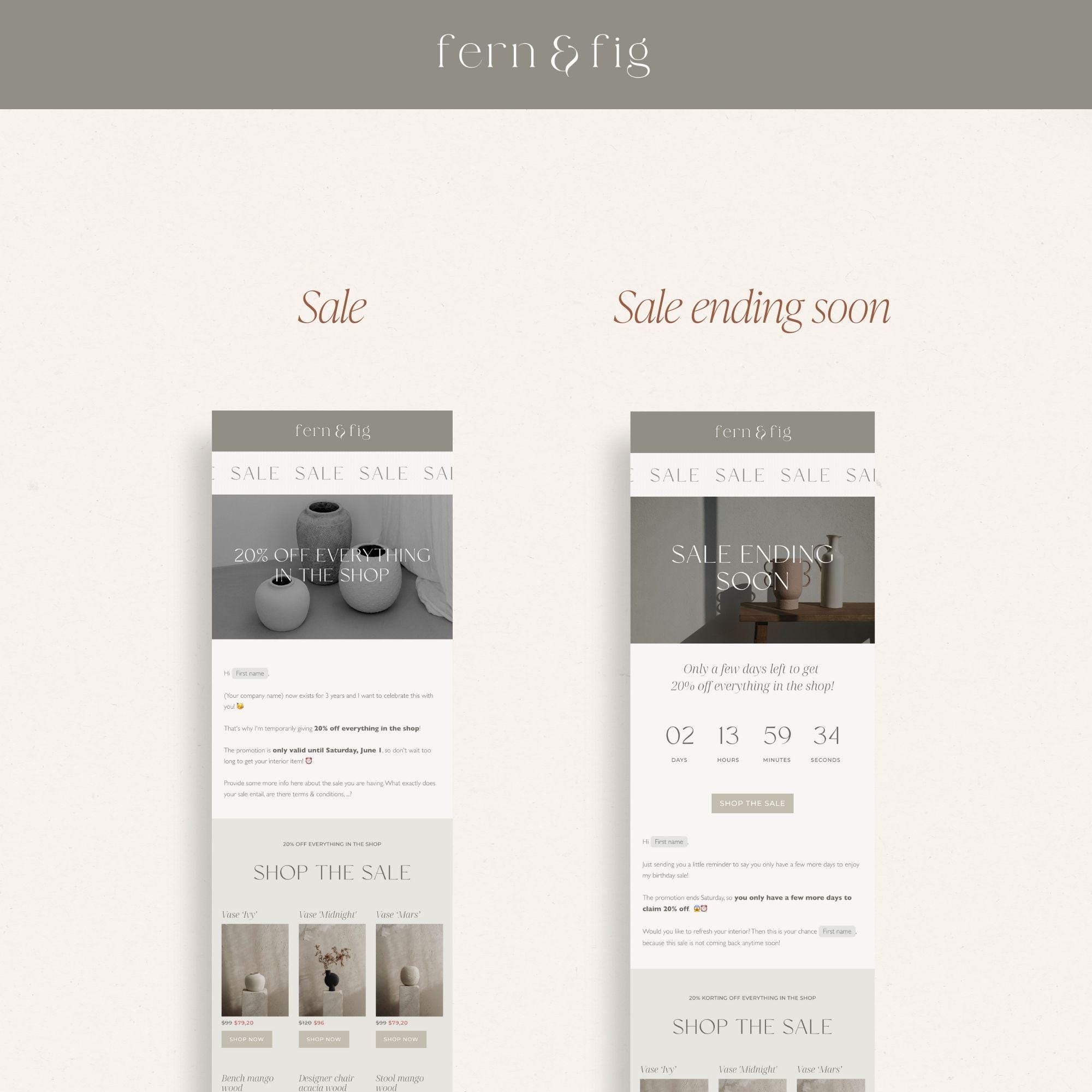 Flodesk Email Templates for Interior Designers: Marketing Bundle ...