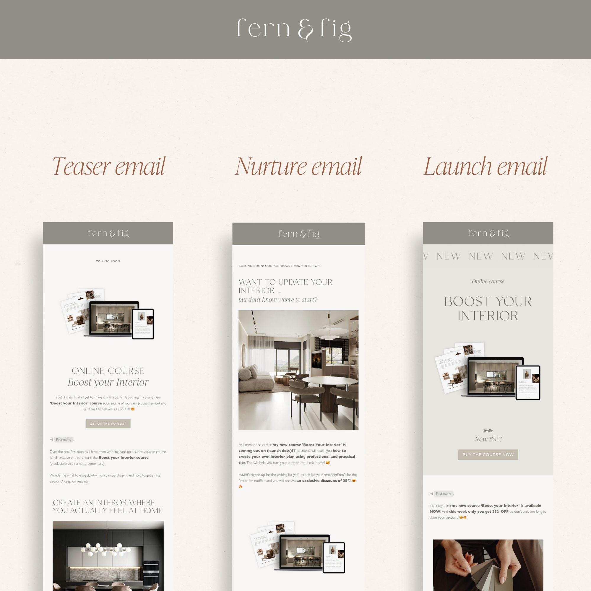 Flodesk Email Templates for Interior Designers | Flodesk Email ...