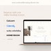 Minimal Showit Booking Page Template, Appointment Scheduling Page Template Add-on, Aesthetic ...