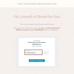 Minimal Showit Booking Page Template, Appointment Scheduling Page Template Add-on, Aesthetic ...