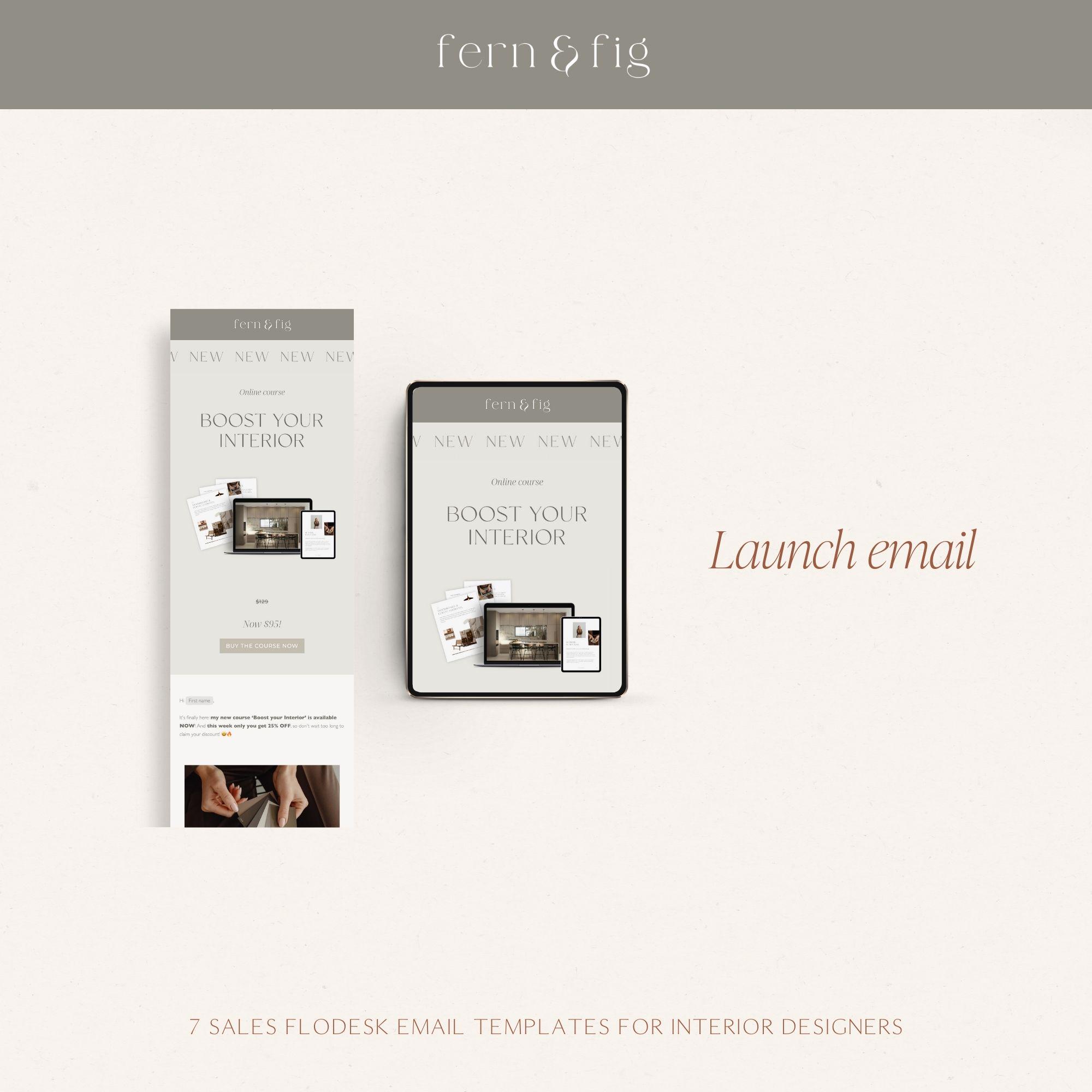 Flodesk Email Templates for Interior Designers | Sales Flodesk Email ...