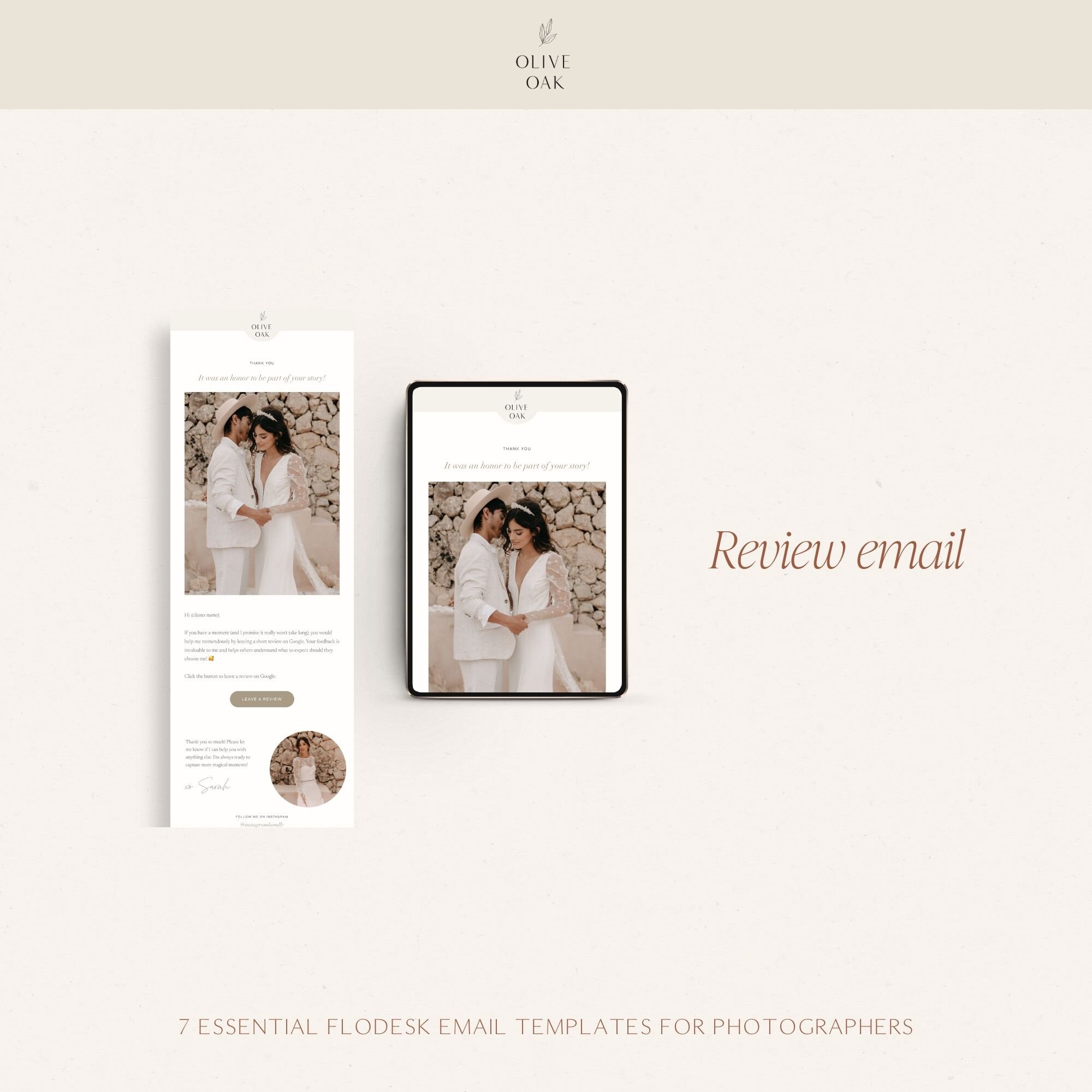 Flodesk Email Templates for Photographers | Essential Flodesk Email ...