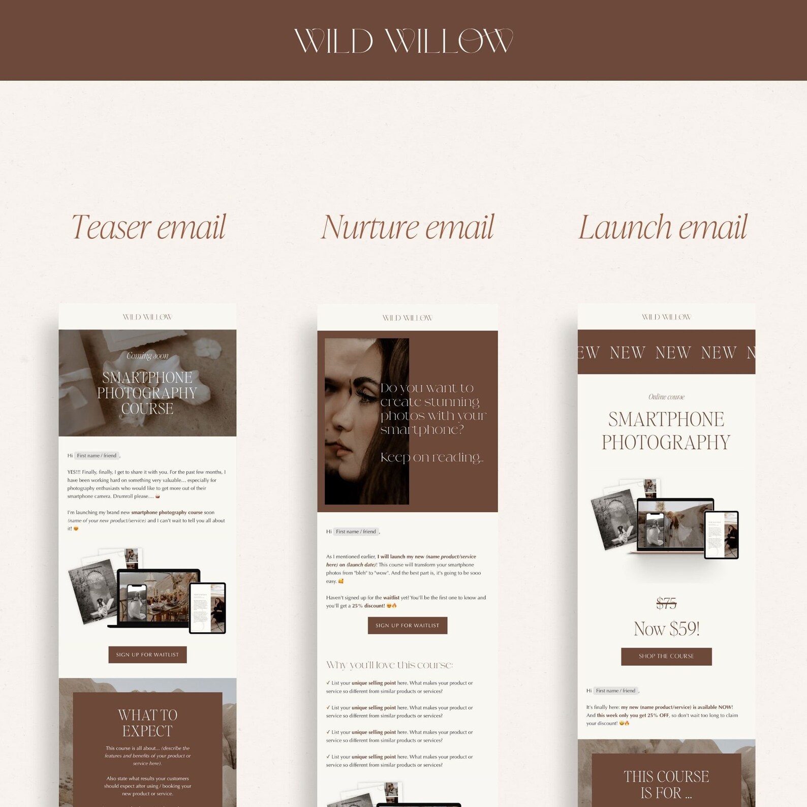 Flodesk Email Templates for Photographers | Flodesk Email Marketing ...