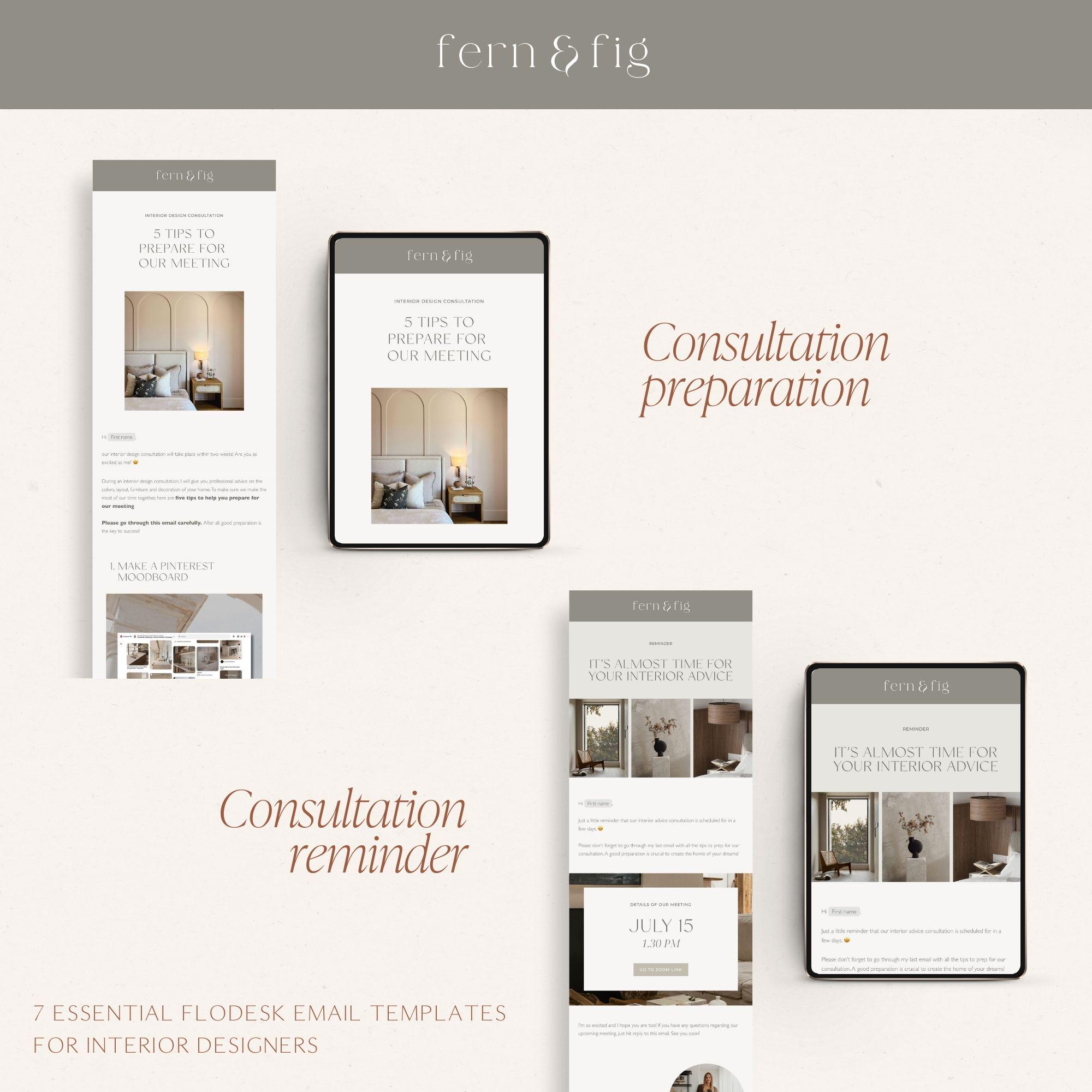 Flodesk Email Templates for Interior Designers: Essential Pack - Etsy