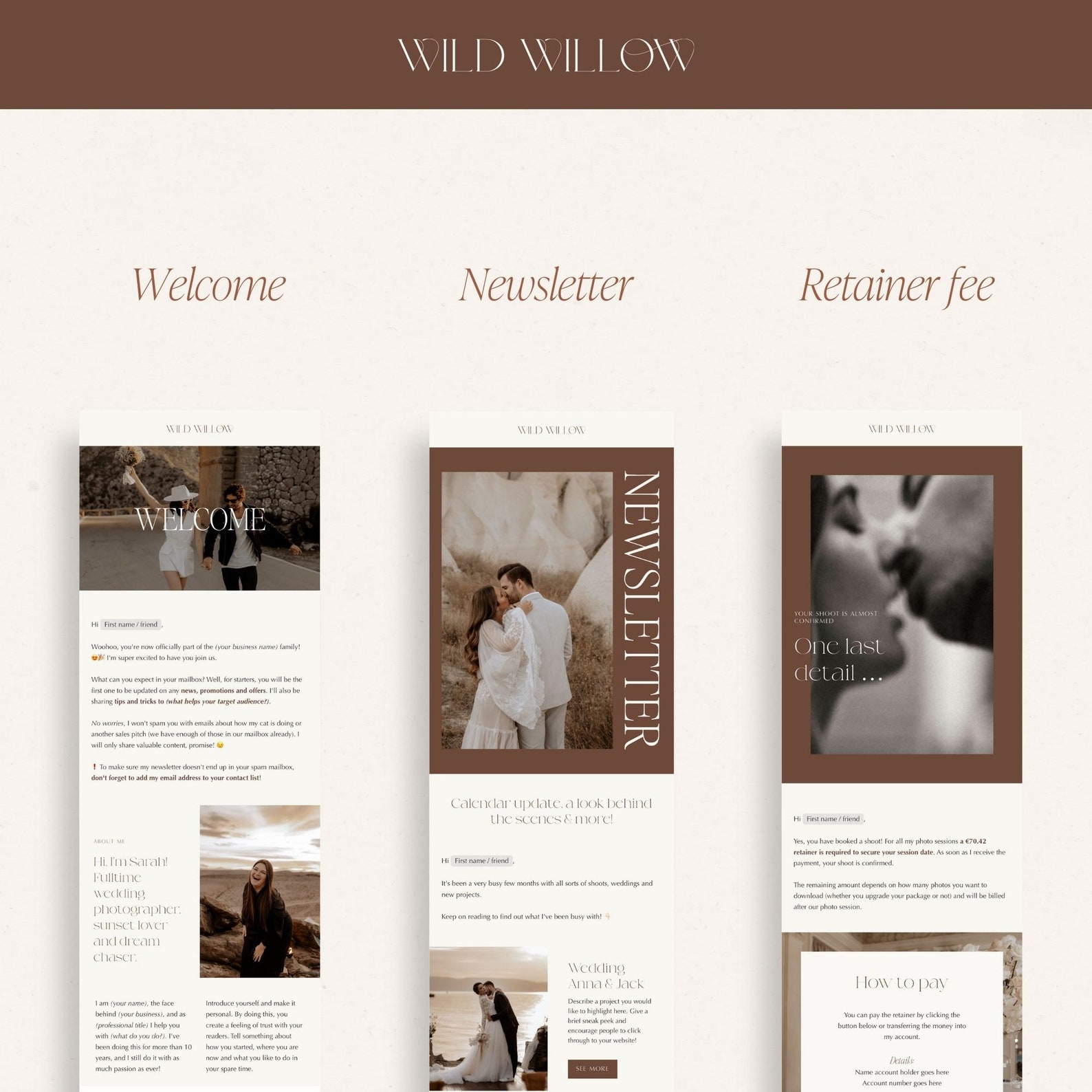 Flodesk Email Templates for Photographers | Flodesk Email Marketing ...