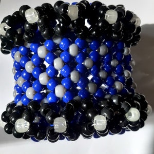 Blue Kandi X-base Cuff - Etsy