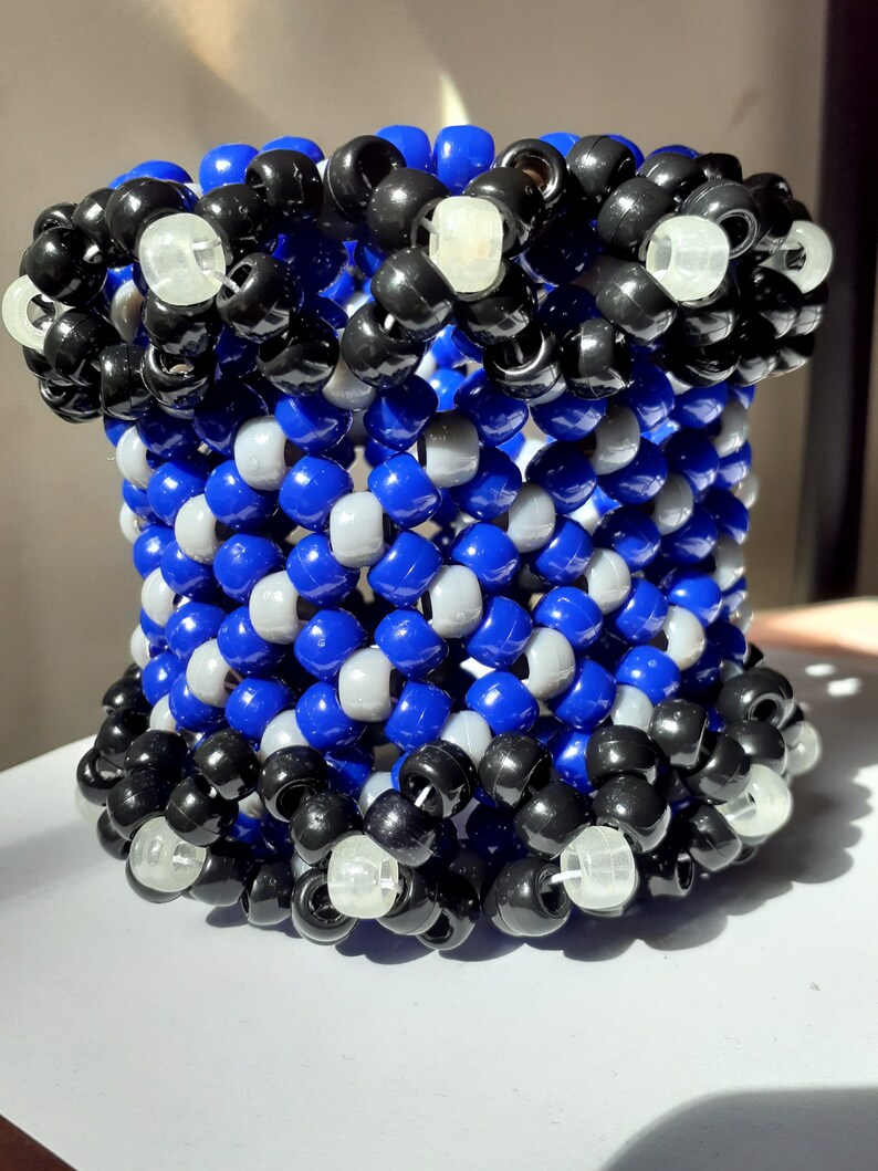 Blue Kandi X-base Cuff - Etsy