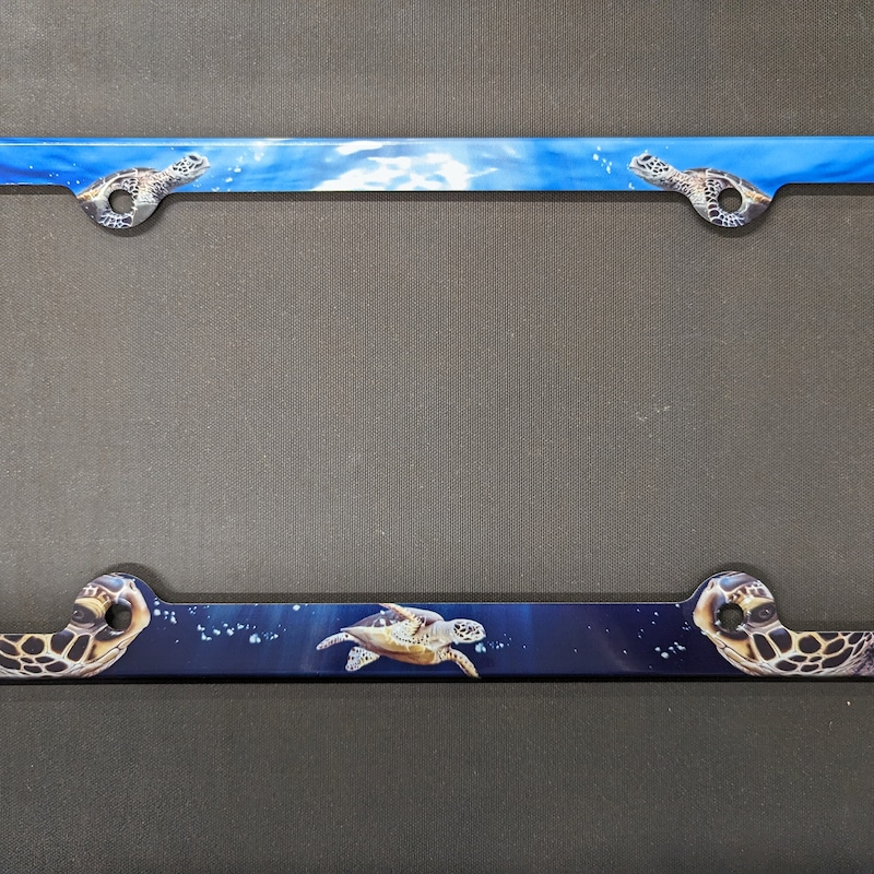 Sea Turtle License Plate Frames - Etsy