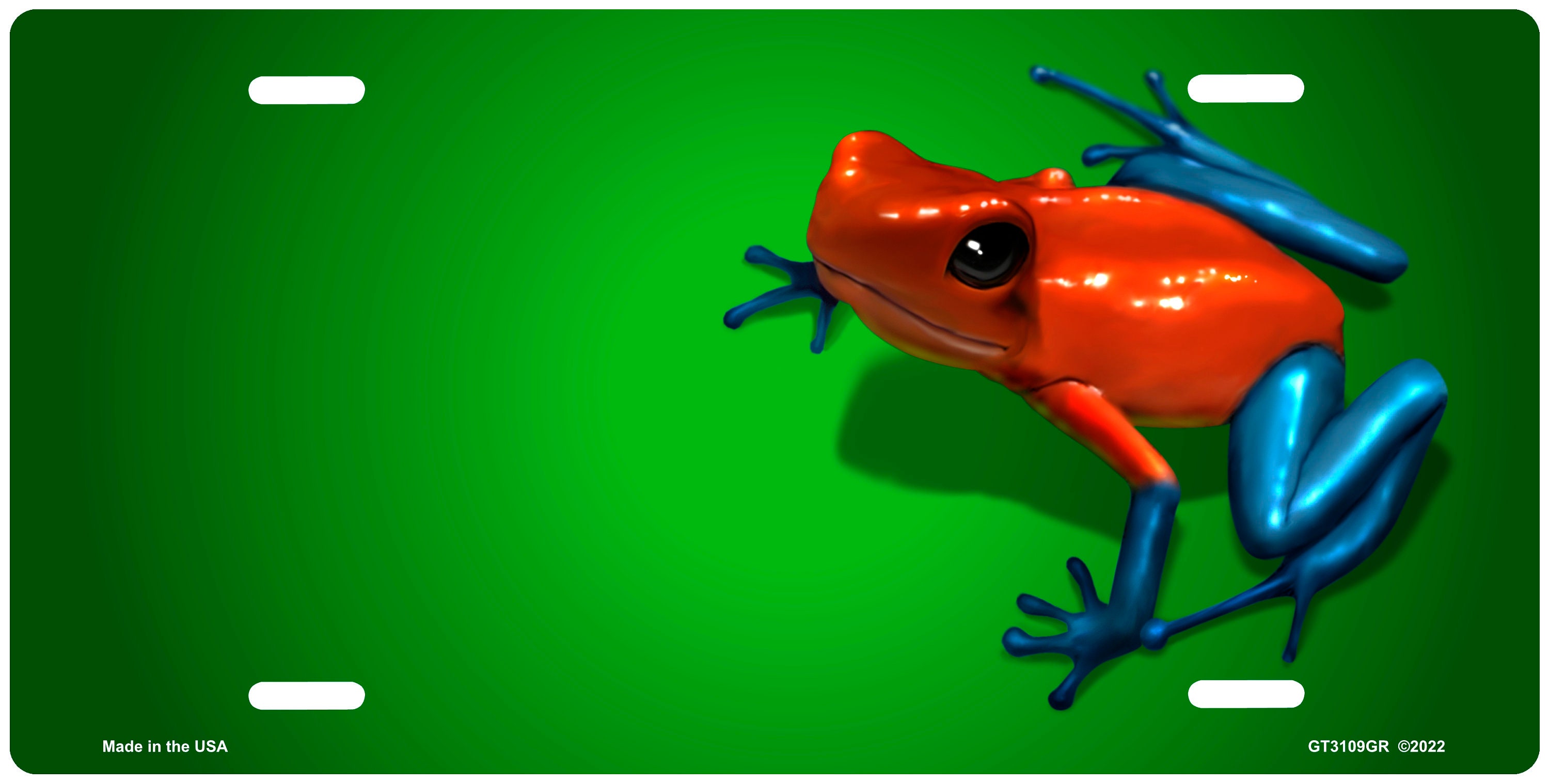 Personalized Tree Frogs, Ladybugs, & Dart Frog License Plates. Add Your ...