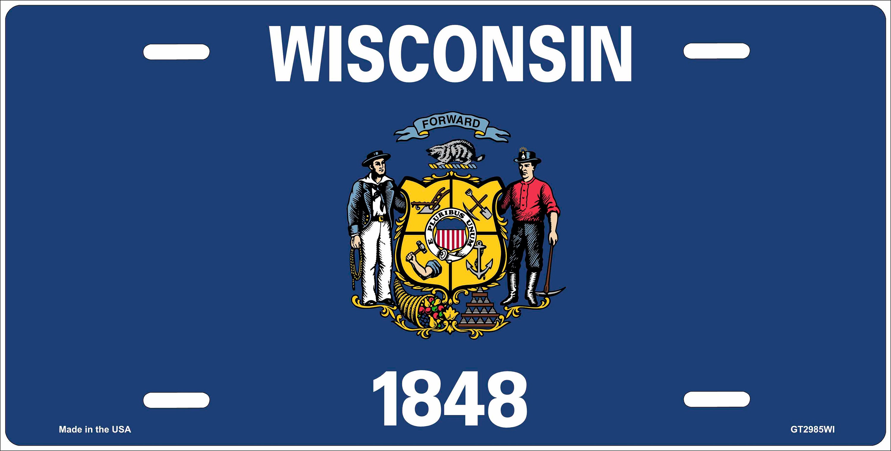 U.S. State Flags Automobile License Plates - Etsy