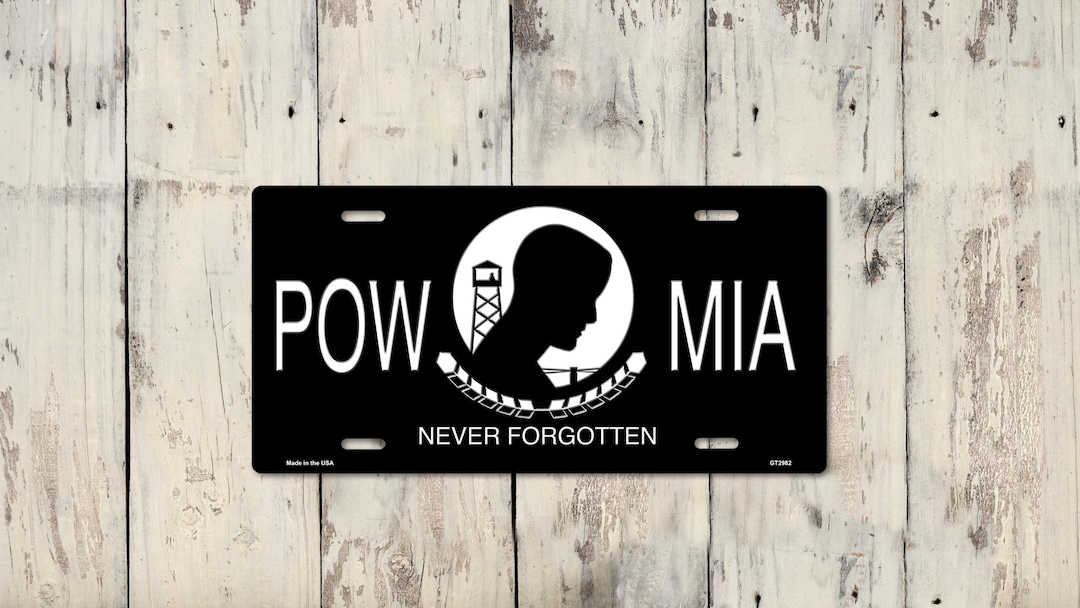 POW MIA - License Plate - Etsy