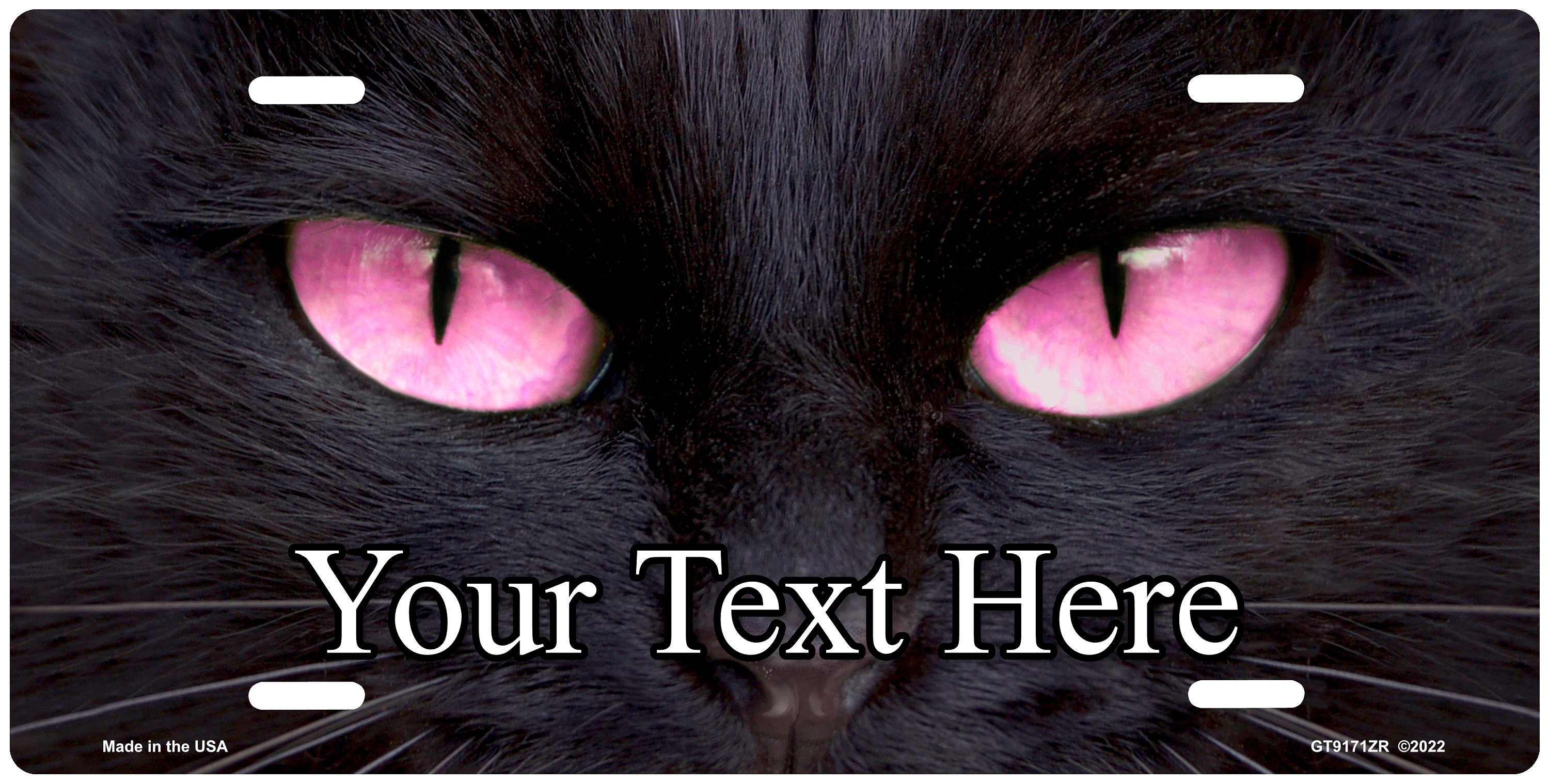 Personalized Custom Eyes, Cat Eyes, & Beach Lovers License Plates, Add ...