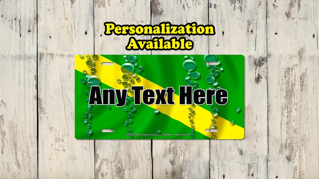 Dive Flag, Diver, Nitrox - Custom Dye Sublimation License Plate ...