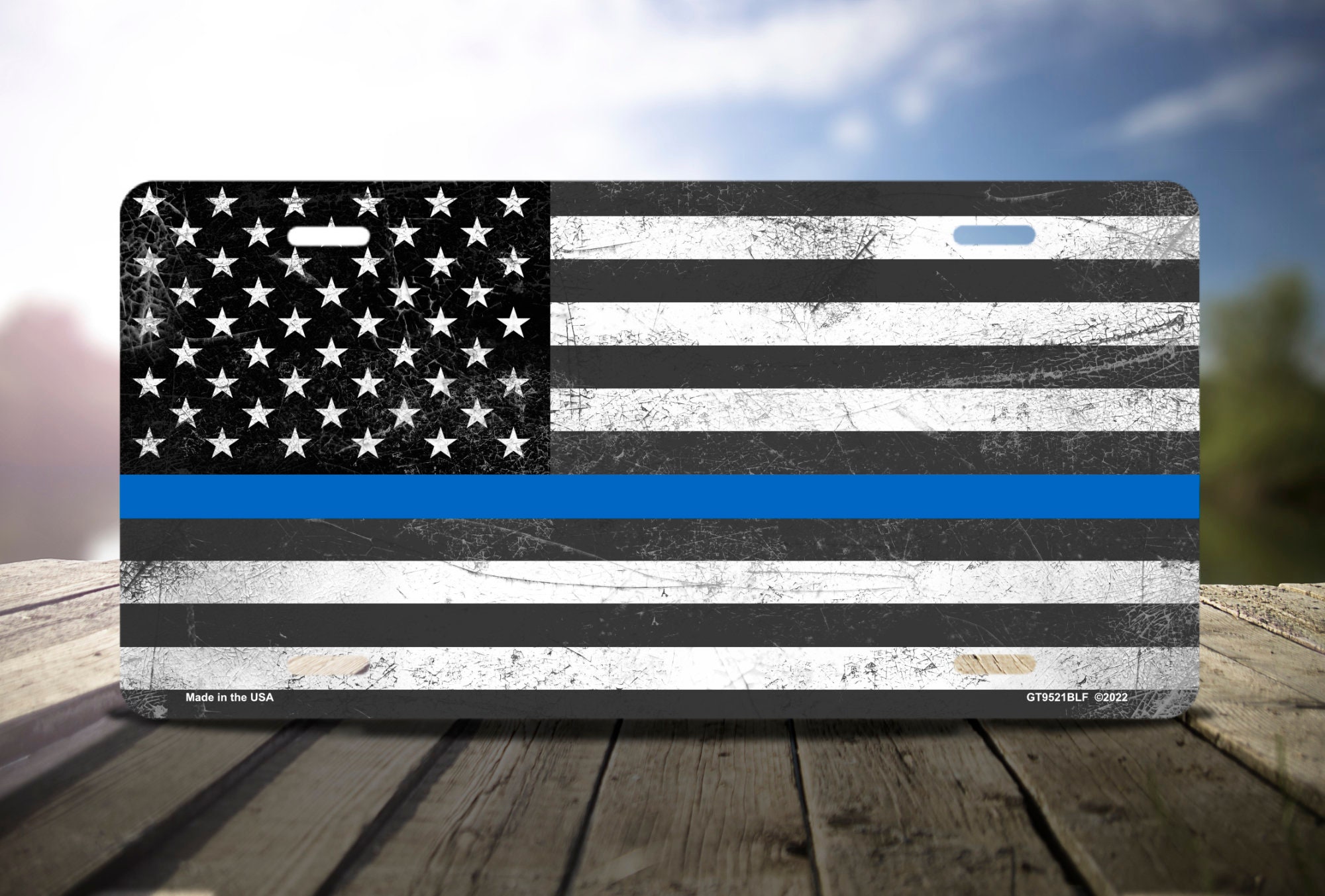 Thin Blue Line Red Line Military Line & American Flag - Etsy