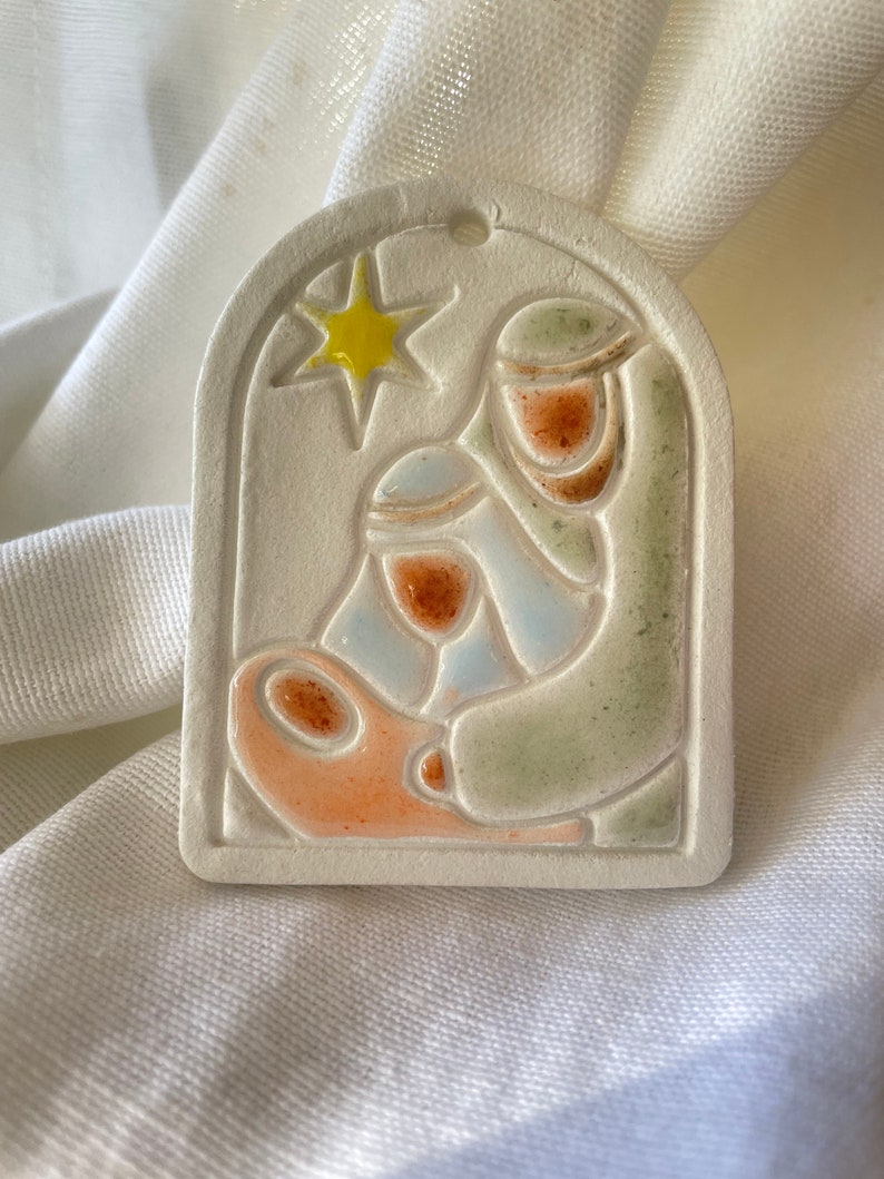 Nativity Scene Christmas Ornaments - Etsy