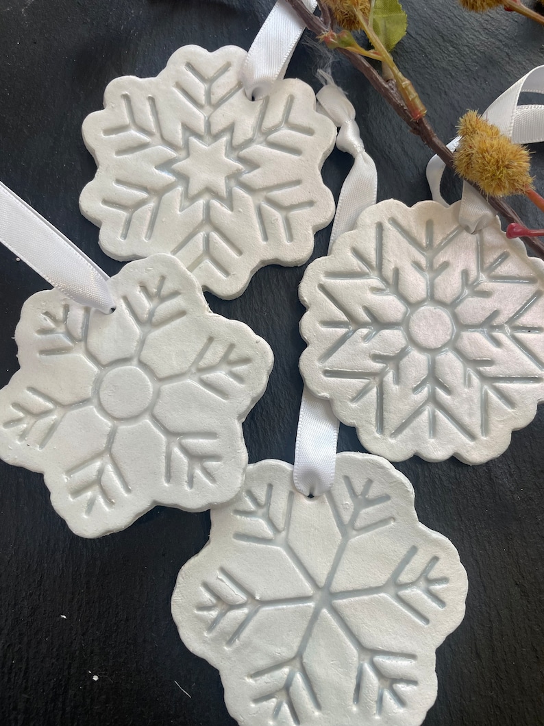 Snowflake Ornaments - Etsy