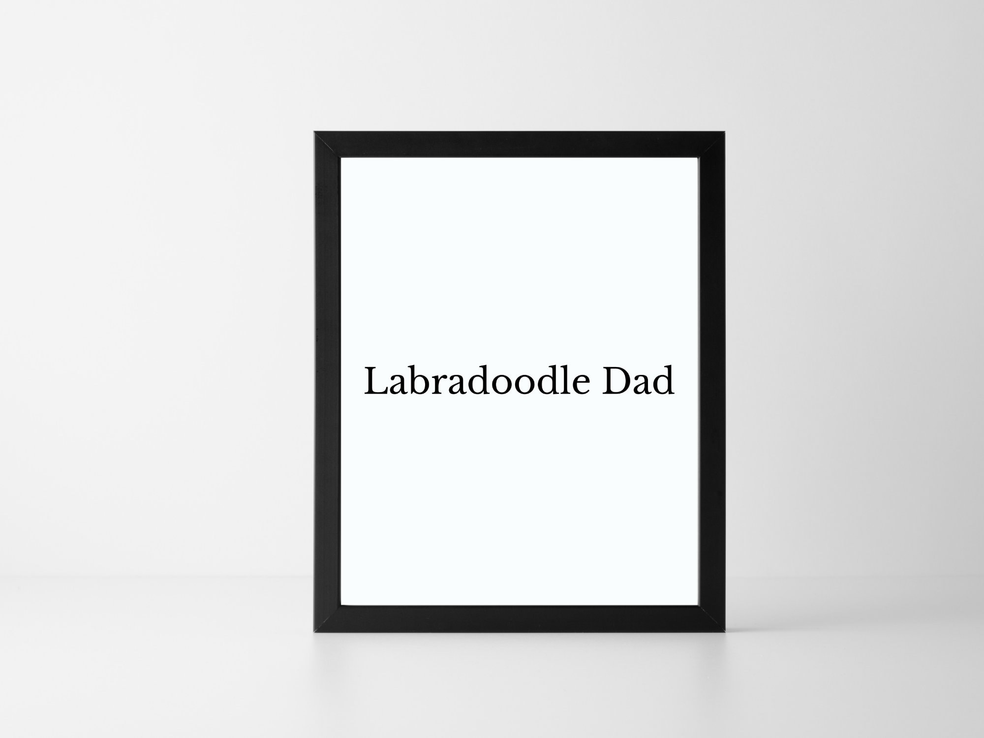 Labradoodle Dad Print, Downloadable Print, Printable Wall Art ...