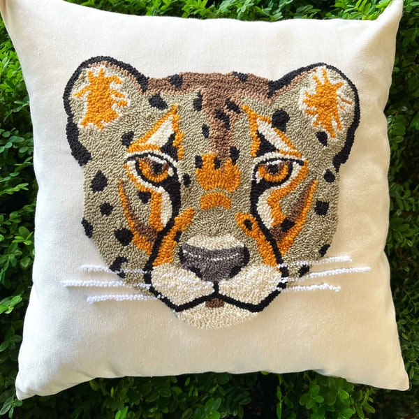 Cheetah Pillow - Etsy