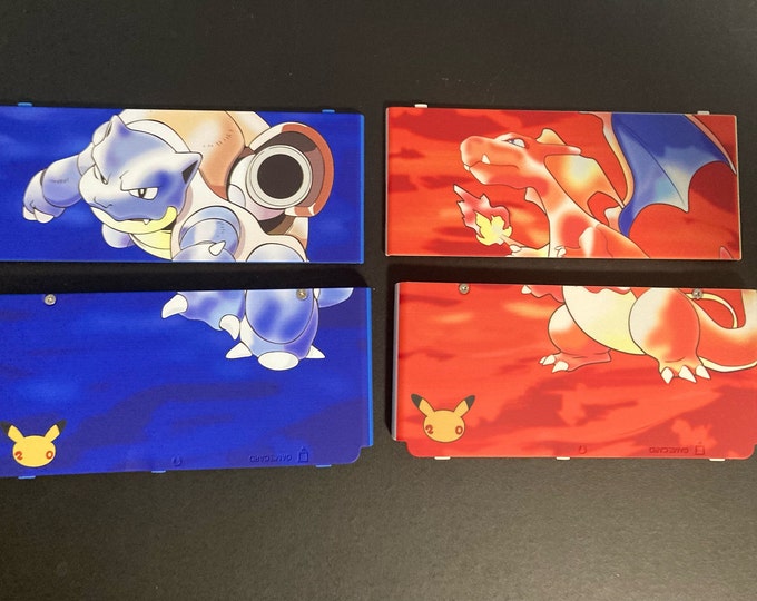 New Nintendo 3DS Pokemon Red & Blue 20th Anniversary Charizard ...