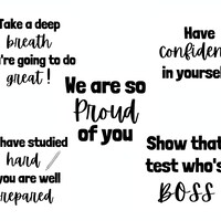State Testing Encouragement Posters - Etsy
