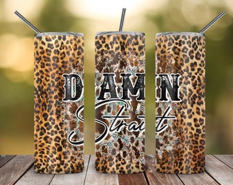 Home & Living 20 oz Straight Sublimation Wrap George Strait Tumbler PNG ...