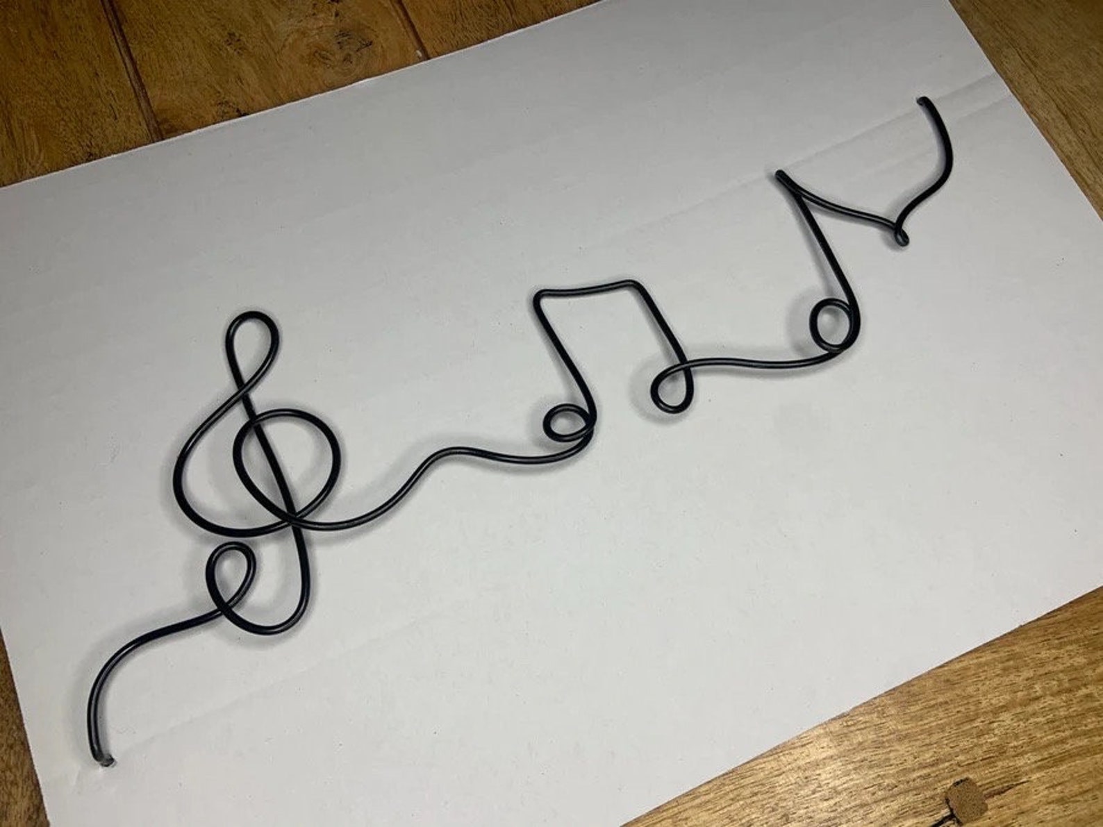 Music Note Gift, Wire Art Sign, Music Love Gift, Music Decor, Unique ...