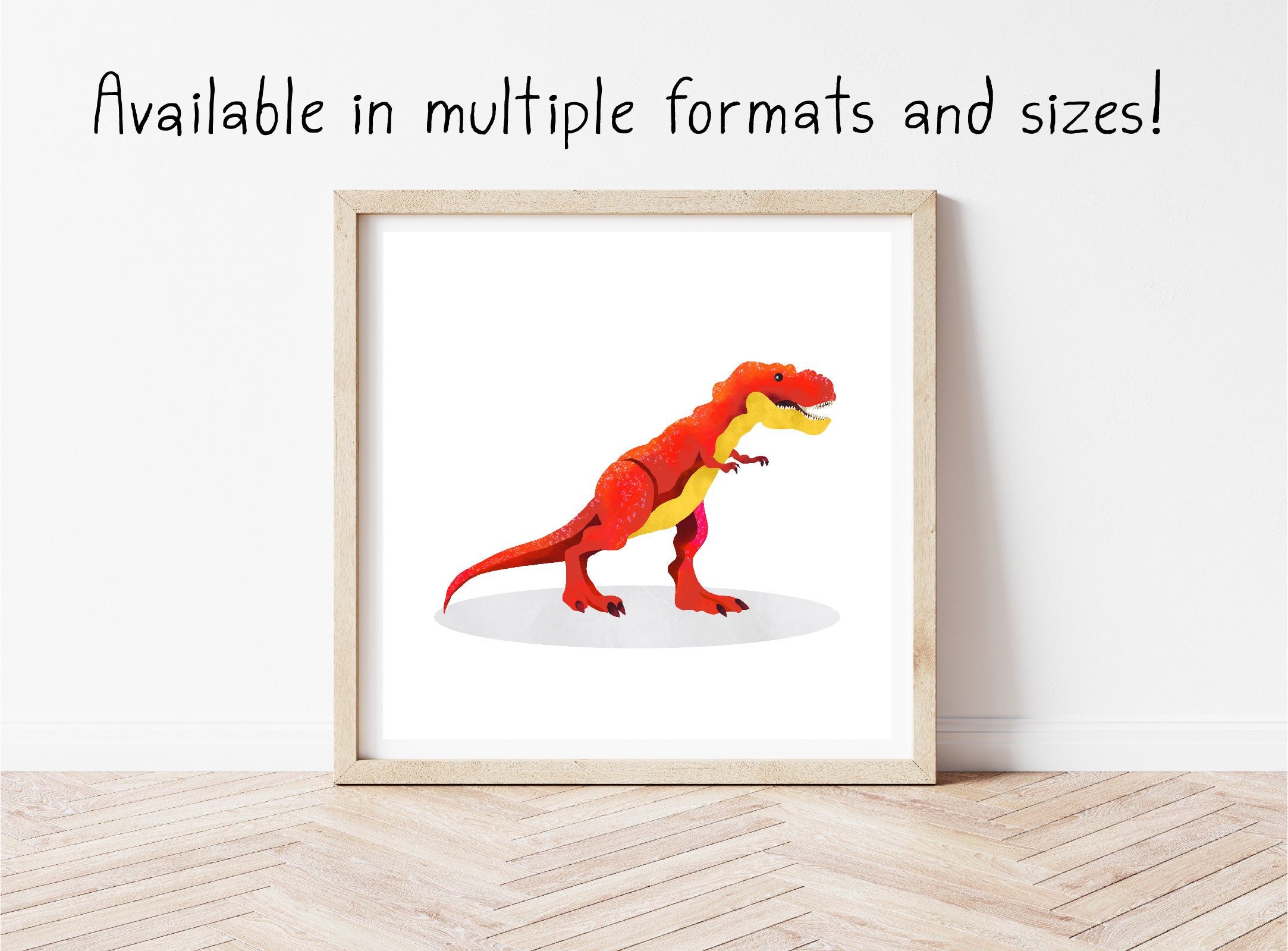 Tyrannosaurus Rex Dinosaur Art Print, Dinosaur Wall Art, Tyrannosaurus ...