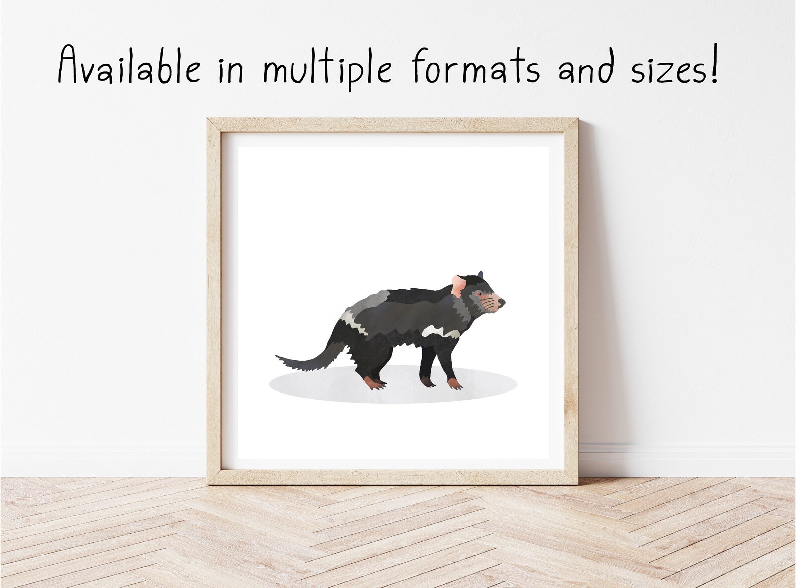 Tasmanian Devil Art Print, Tasmanian Devil Printable, Australian Animal ...