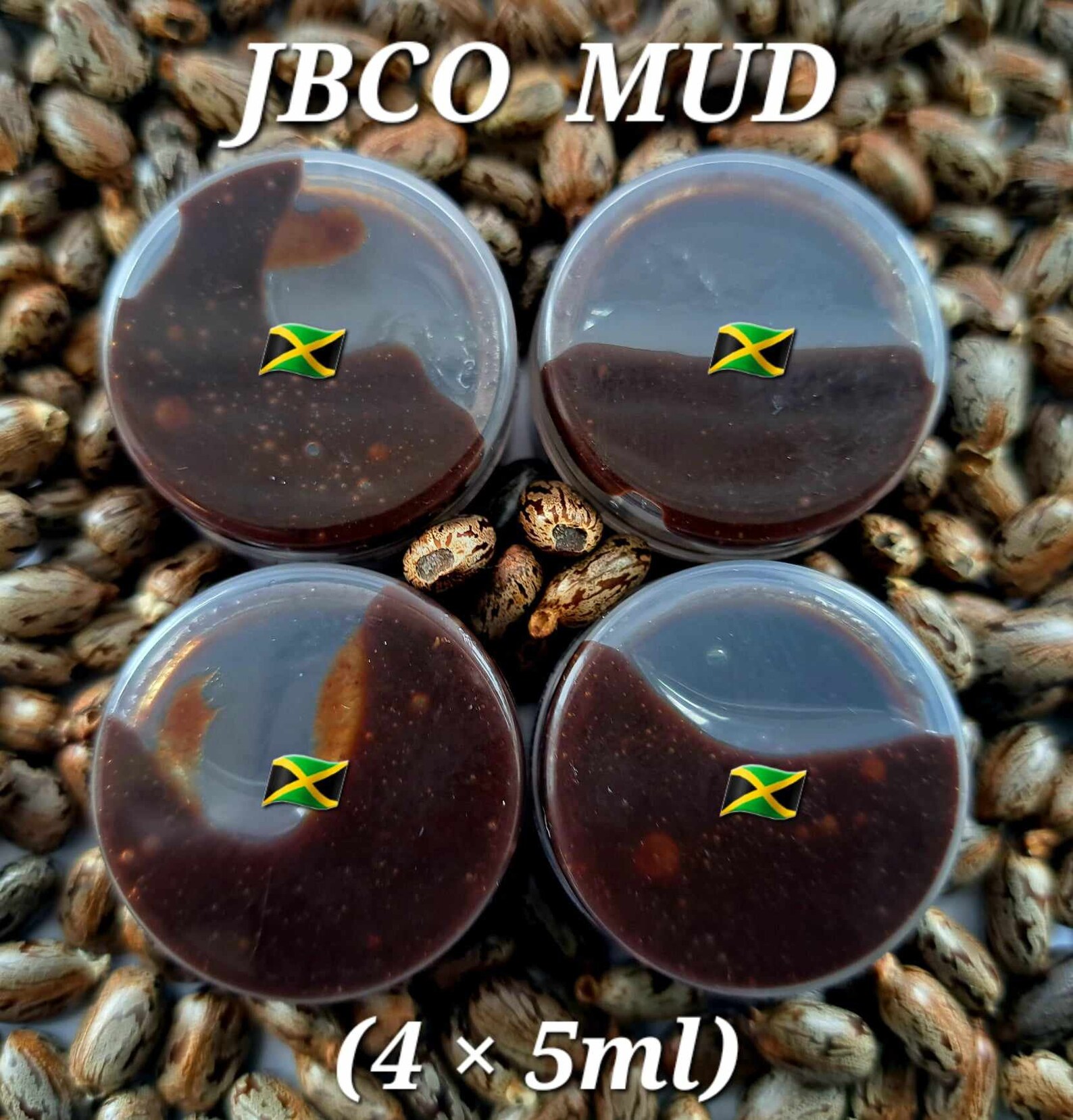 Jamaican Black Castor Oil Tar (mud) 20ml (4x5ml Most Concentrated Form ...