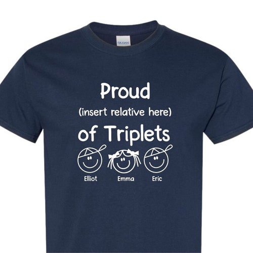 Triplets up in This Btch Custom Vinyl Decal Sticker Choose - Etsy