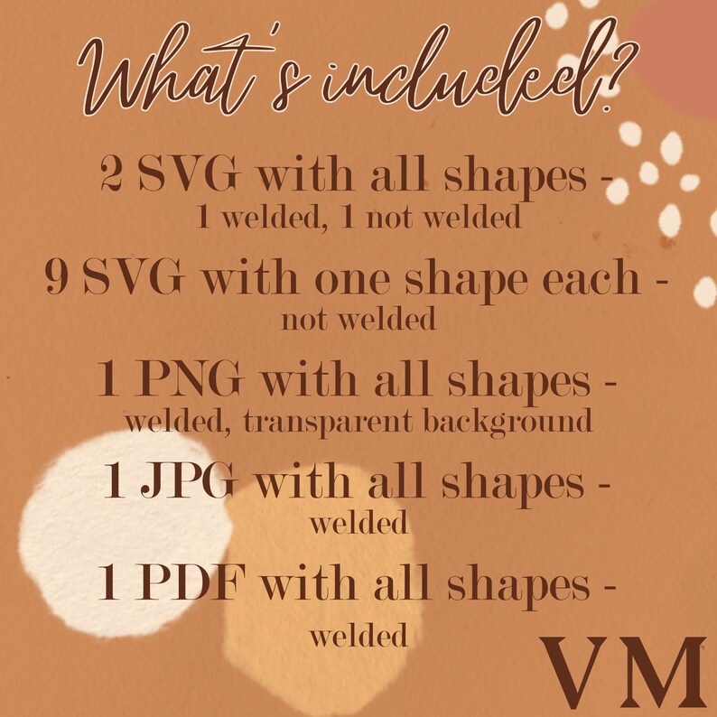 Offset Line Shapes Cut File Vector Image Svg Png Jpg Pdf | Etsy Australia