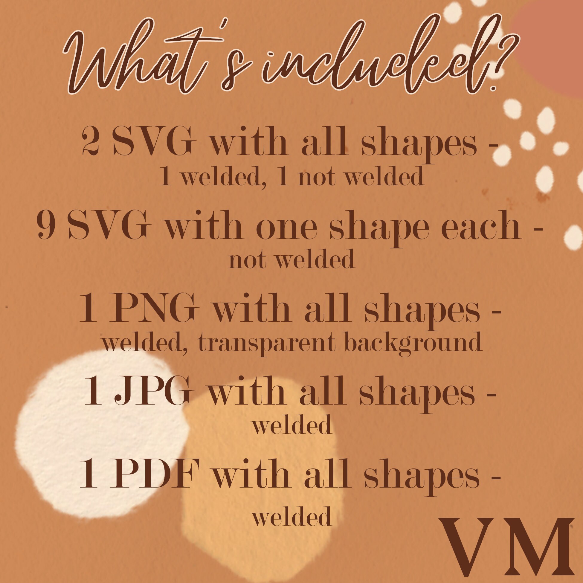 Offset Line Shapes Cut File Vector Image Svg Png Jpg Pdf Cricut ...