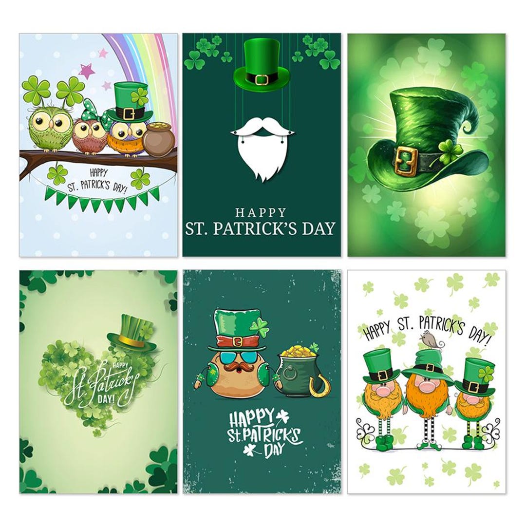 Happy St Patricks Card (105 X 148 Mm) Patricks Day Card With Envelope ...
