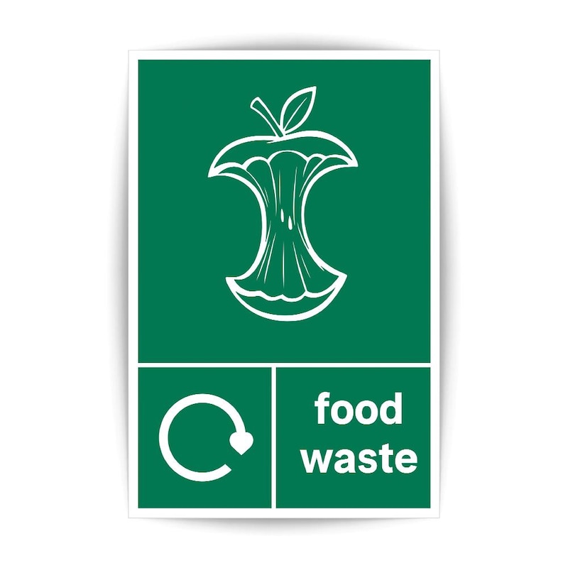 Food Waste Sign - Etsy UK
