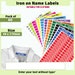 Kids Iron Labels Iron on Name Tags Clothing Labels Iron on - Etsy