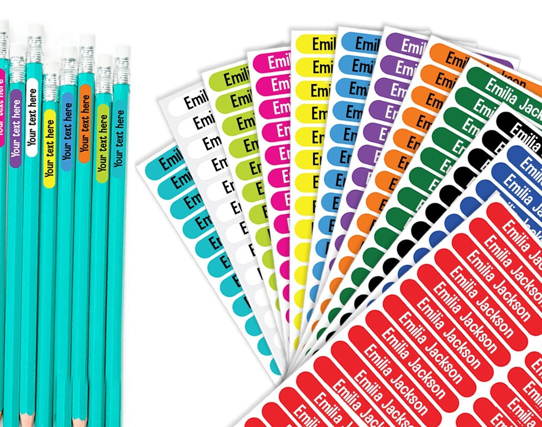 Personalised Name Stickers Name Labels School Stickers Kids Name Label ...