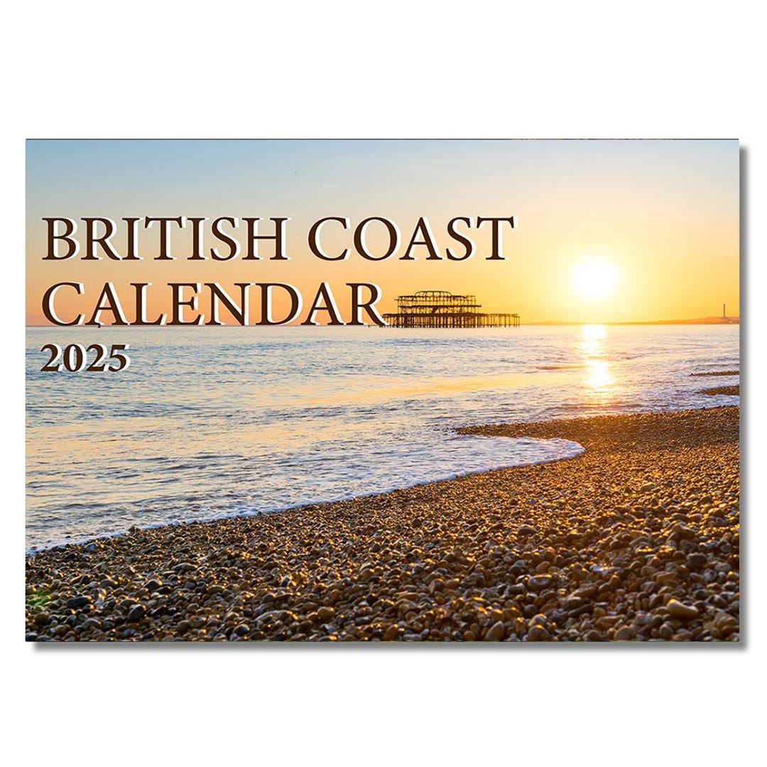 Papa Prints 2025 Wall Calendar Coastal Calendar Family Calendar 2025 12 ...