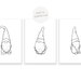 Printable Tomte Artworks, Colouring Pages, A4 Size Printable, Gnome ...