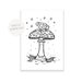 Frog and Toadstool Colouring Sheet Art Printable Colouring Page ...